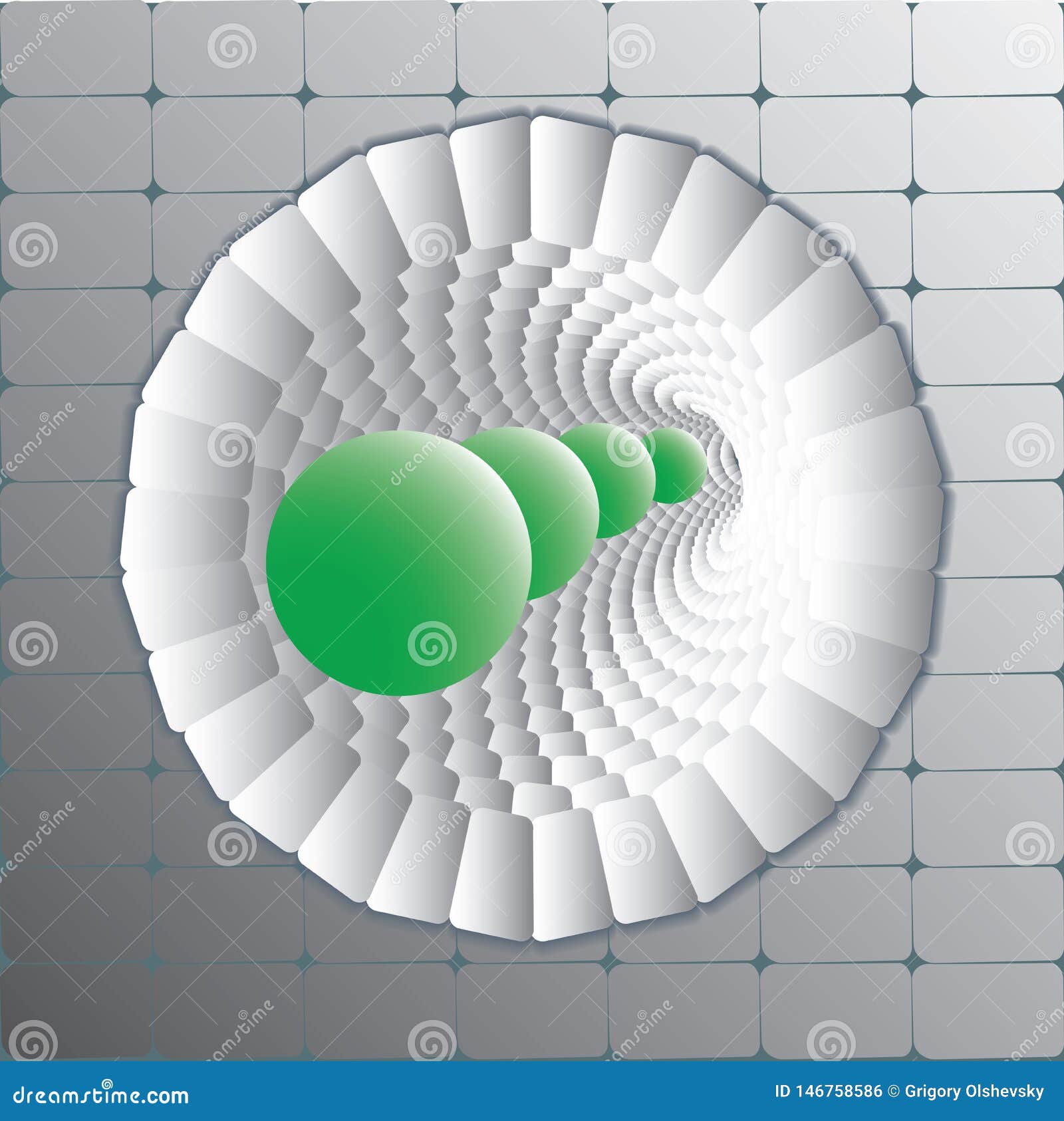 Colored Vector Spiral Pattern or Texture Stock Vector - Illustration of ...