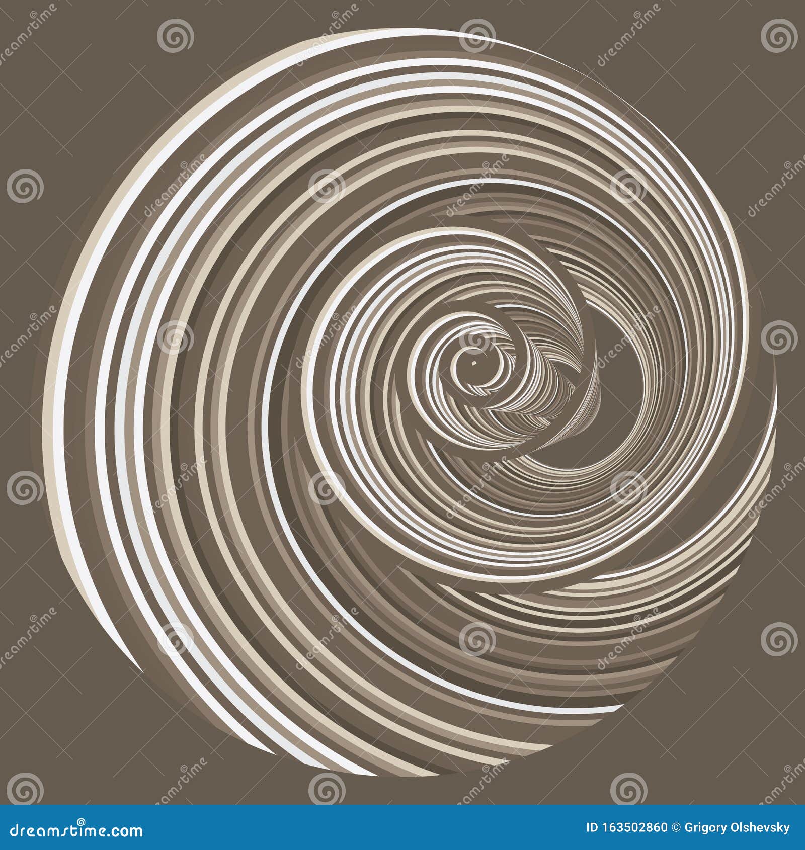 Colored Vector Spiral Pattern or Texture Stock Vector - Illustration of ...