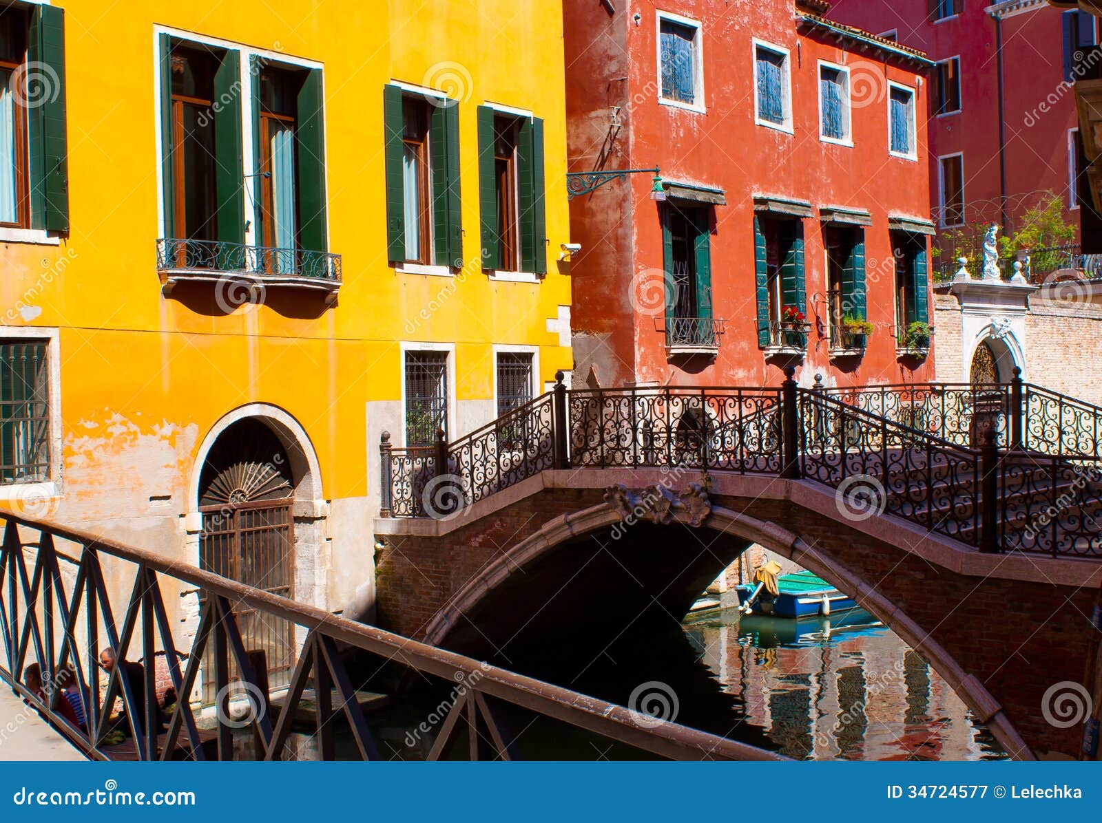 Colored Venice stock image. Image of tour, traveling - 34724577