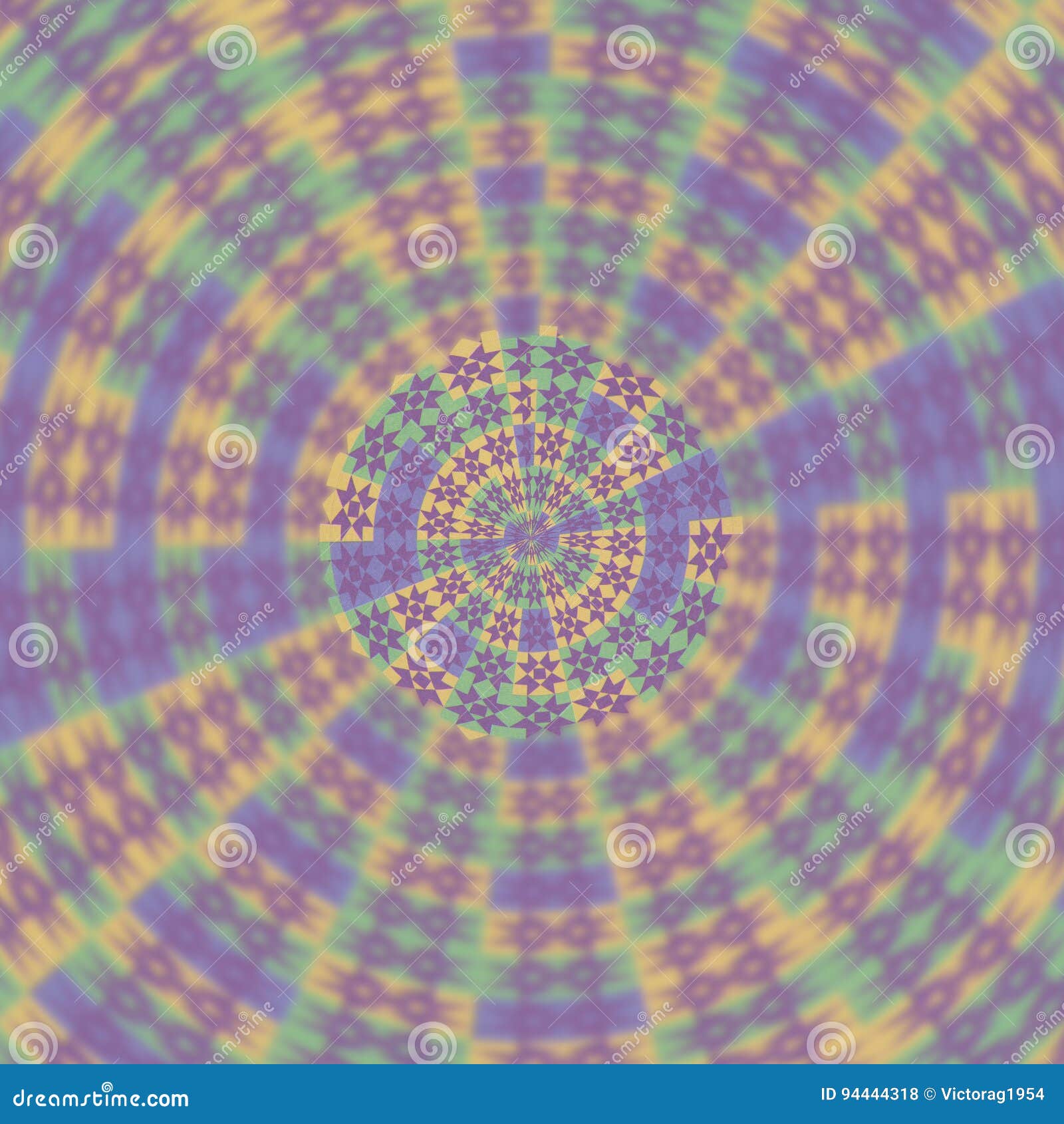 Colored vortex. stock illustration. Illustration of triangles - 94444318