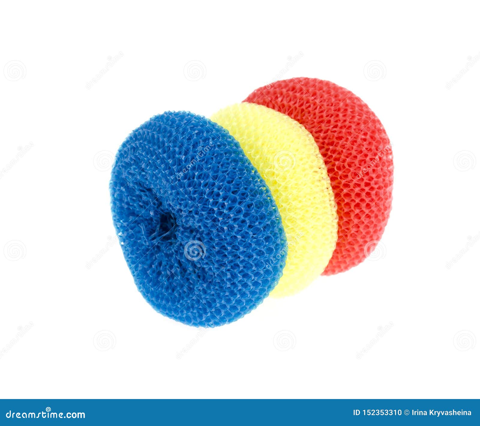 Colored Washcloths for Cleaning Dishes. Stock Photo - Image of blue ...