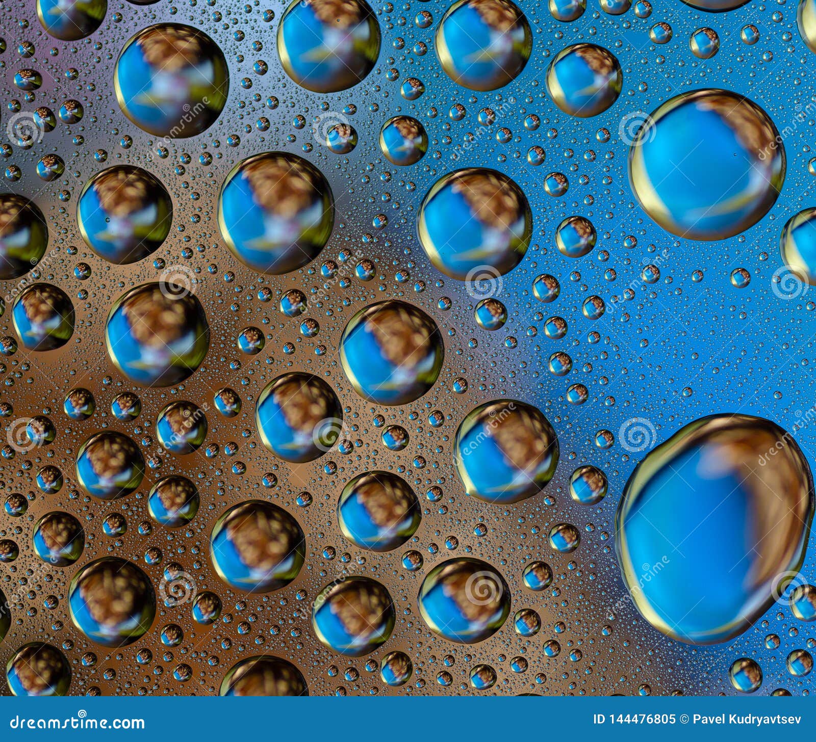 Colored Water Drops stock image. Image of clear, liquid - 144476805