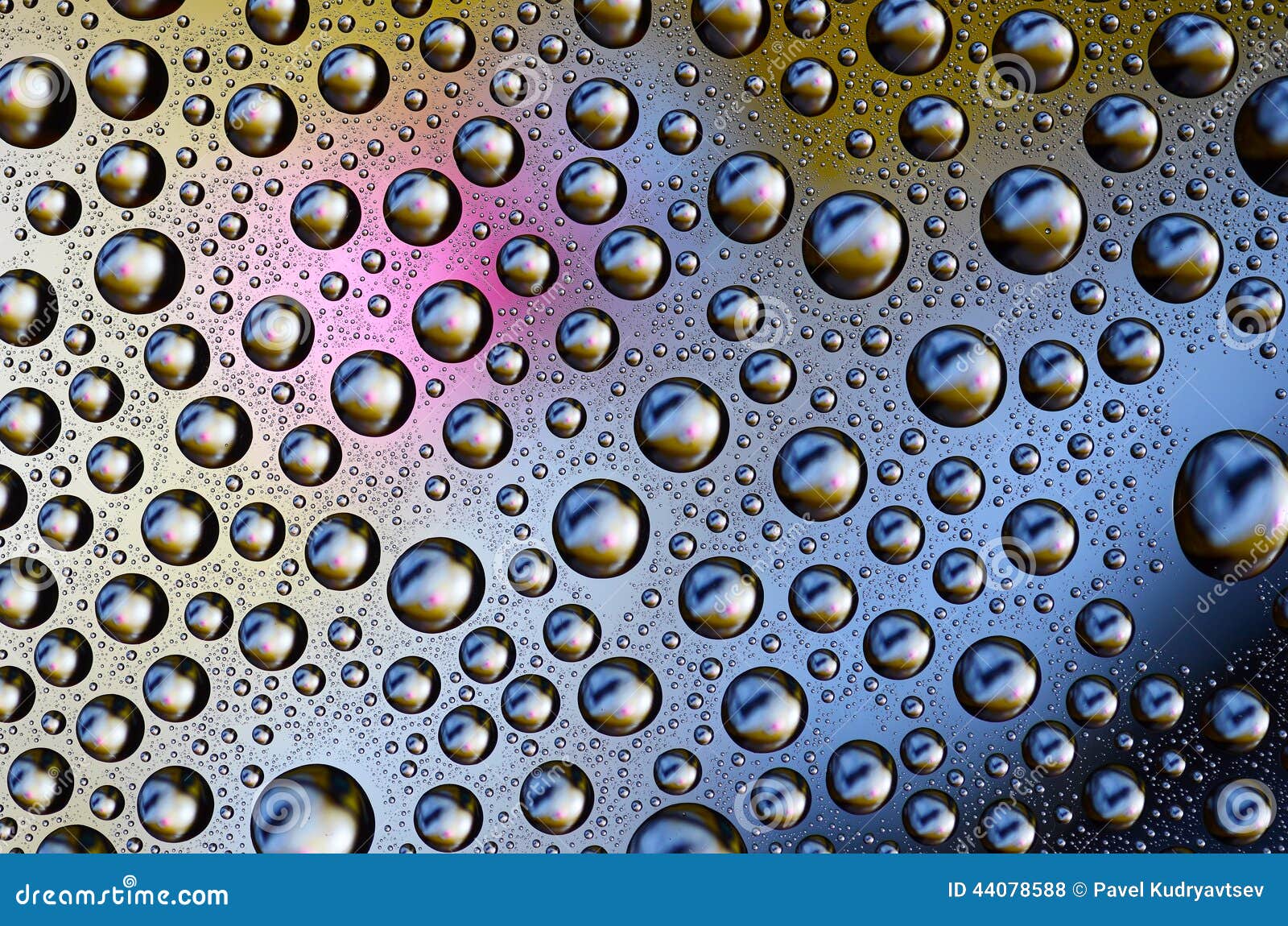 Colored Water Drops stock photo. Image of light, fresh - 44078588