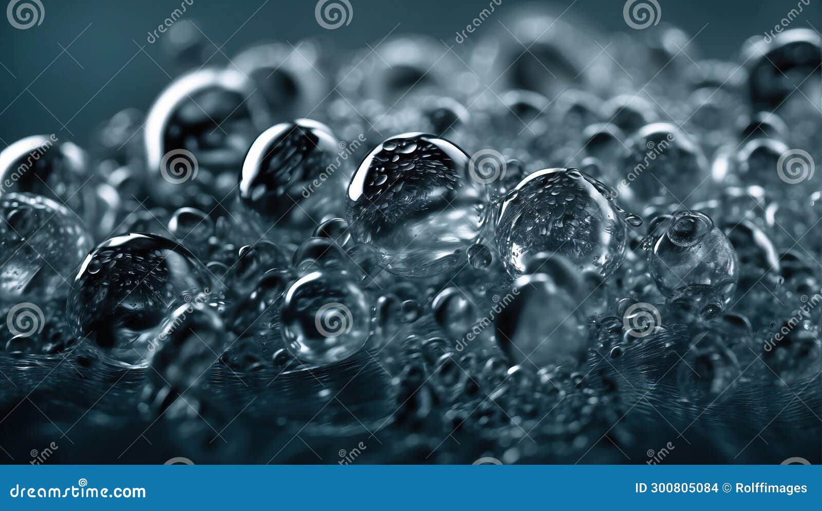 Colored water molecules stock illustration. Illustration of blur ...