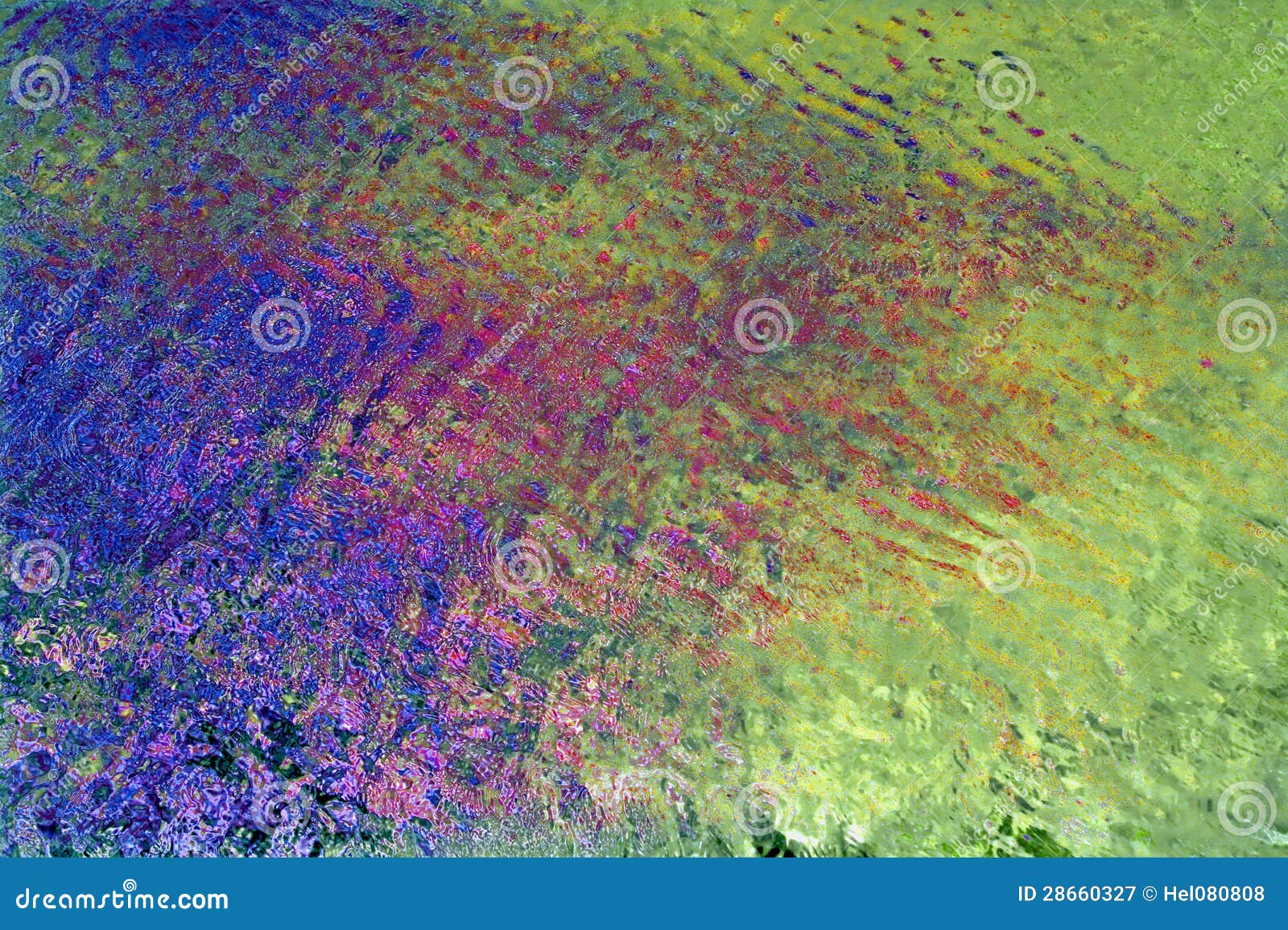 Colored Water Reflections Royalty Free Stock Photography - Image: 28660327