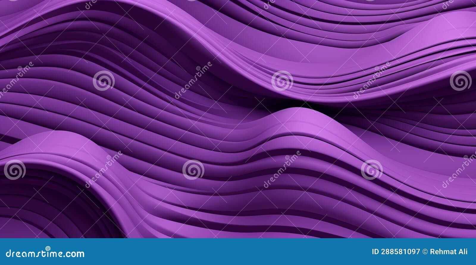 Colored Wave Radial Lines on Purple Background Stock Illustration ...