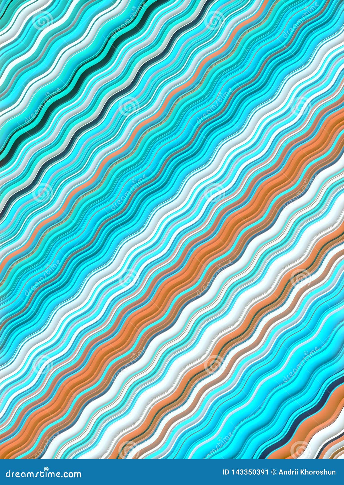 Colored Wavy Background. Dynamic Effect. Design Template. Modern ...