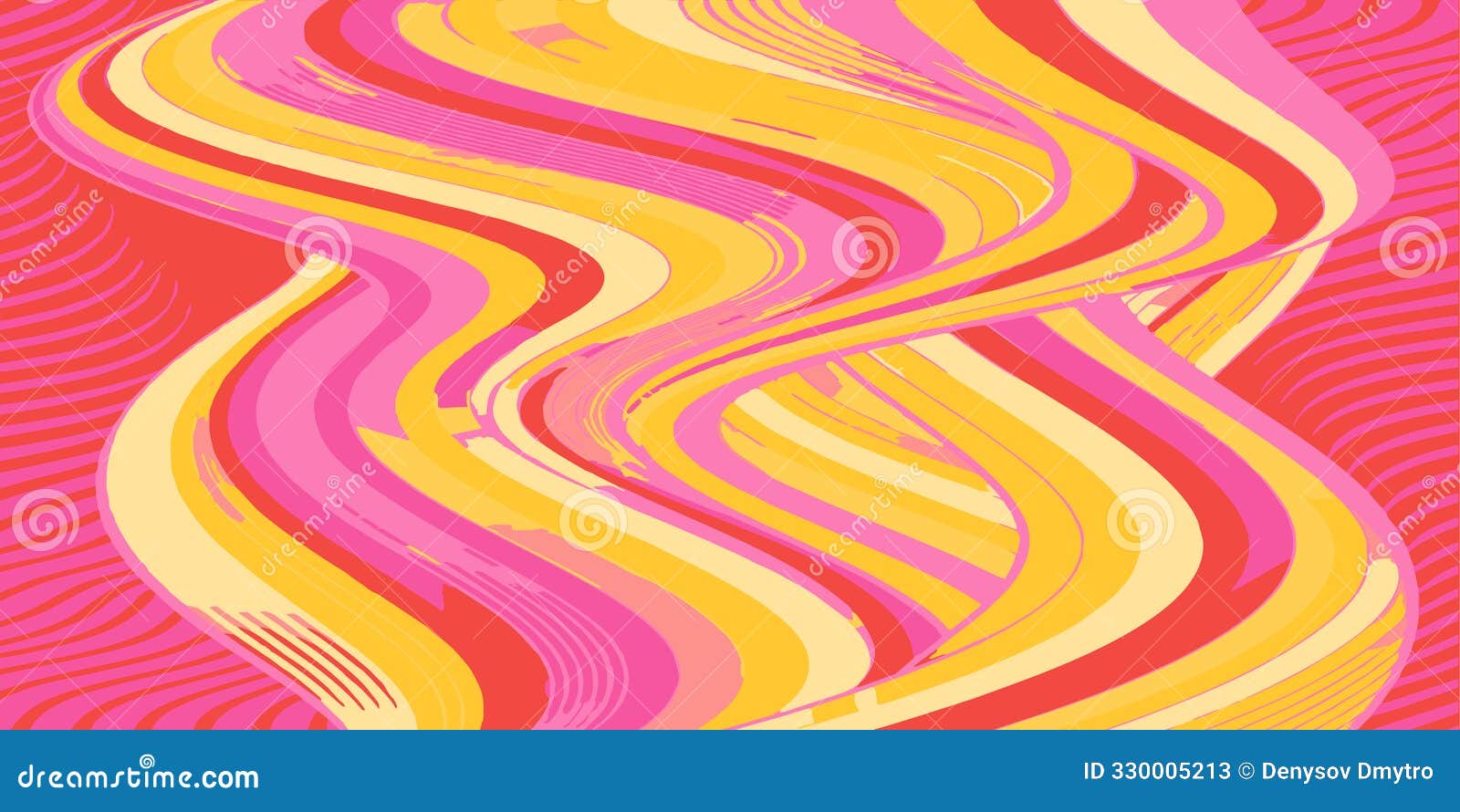 Colored Wavy Stripes. Background of Multicolored Wavy Stripes Stock ...