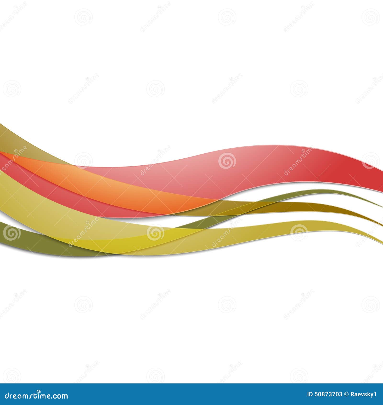 Colored Wavy Vector. Abstract Template Design Stock Vector ...