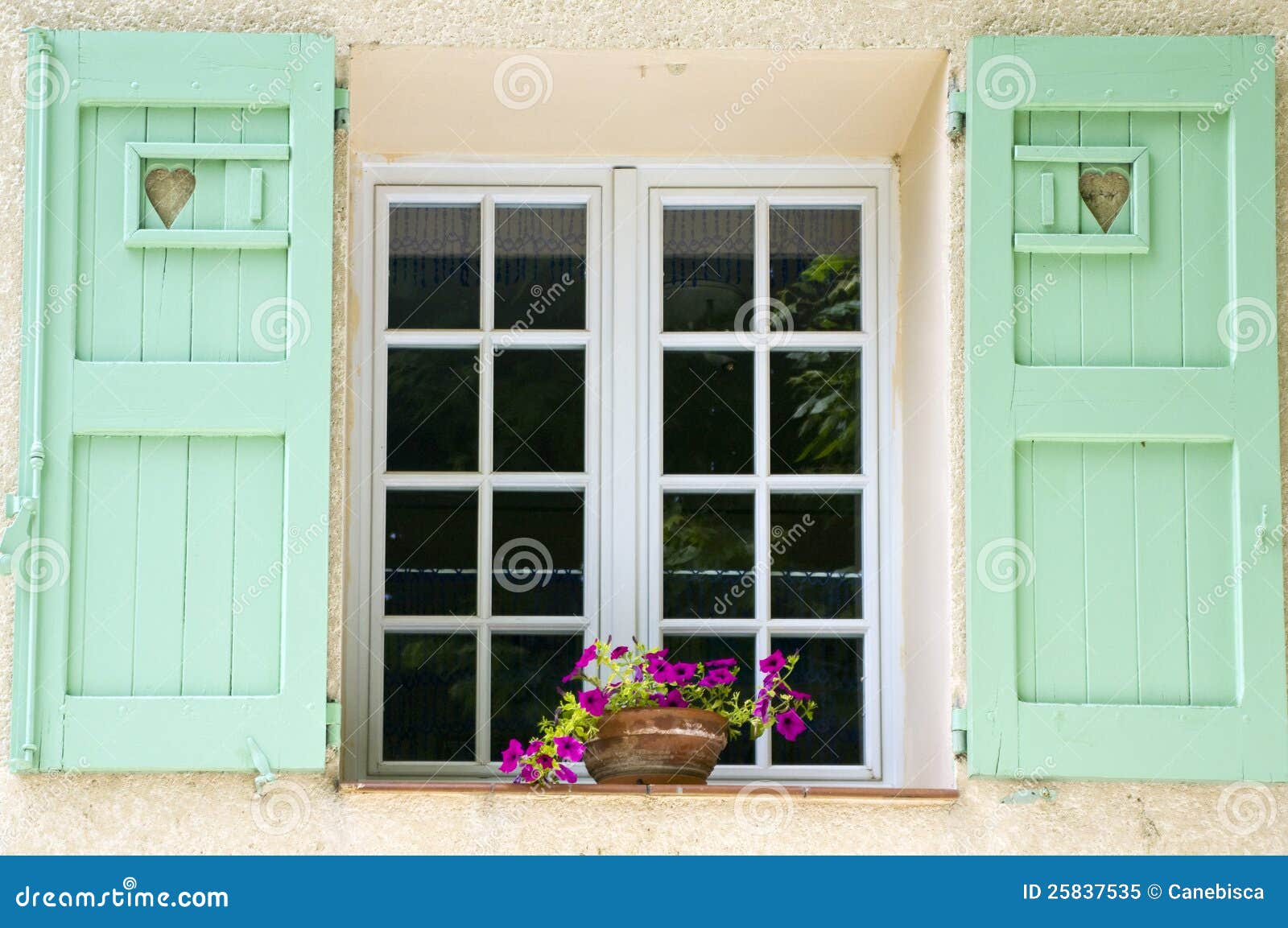 Colored window stock image. Image of window, shutter - 25837535