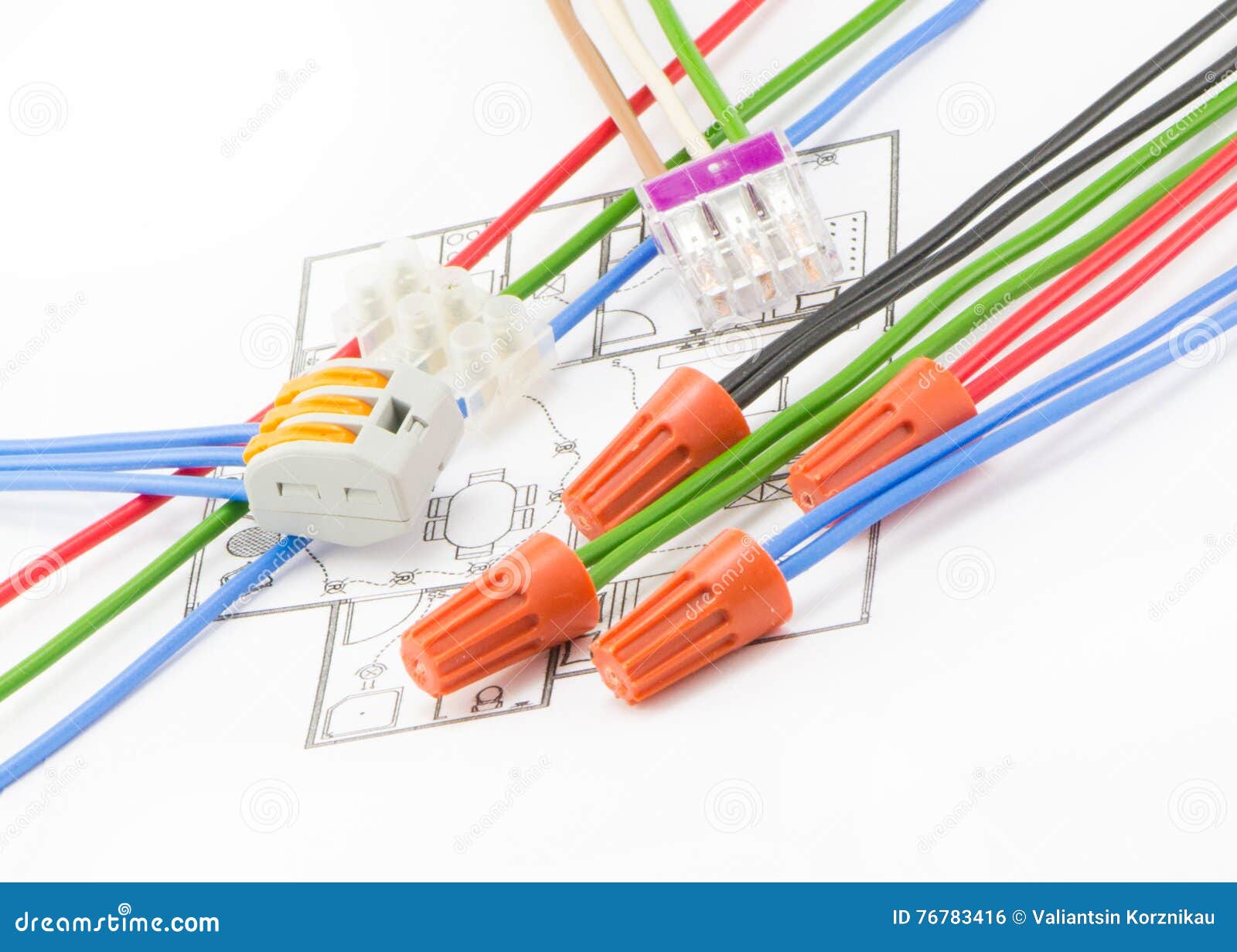 Colored Wires Included In The Connectors Royalty-Free Stock Photography ...