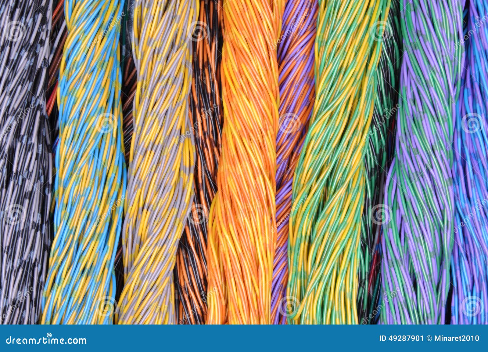 Colored Wires Included In The Connectors Royalty-Free Stock Photography ...