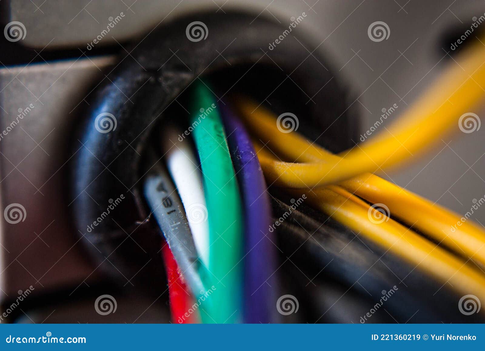 Colored Wires Included In The Connectors Royalty-Free Stock Photography ...