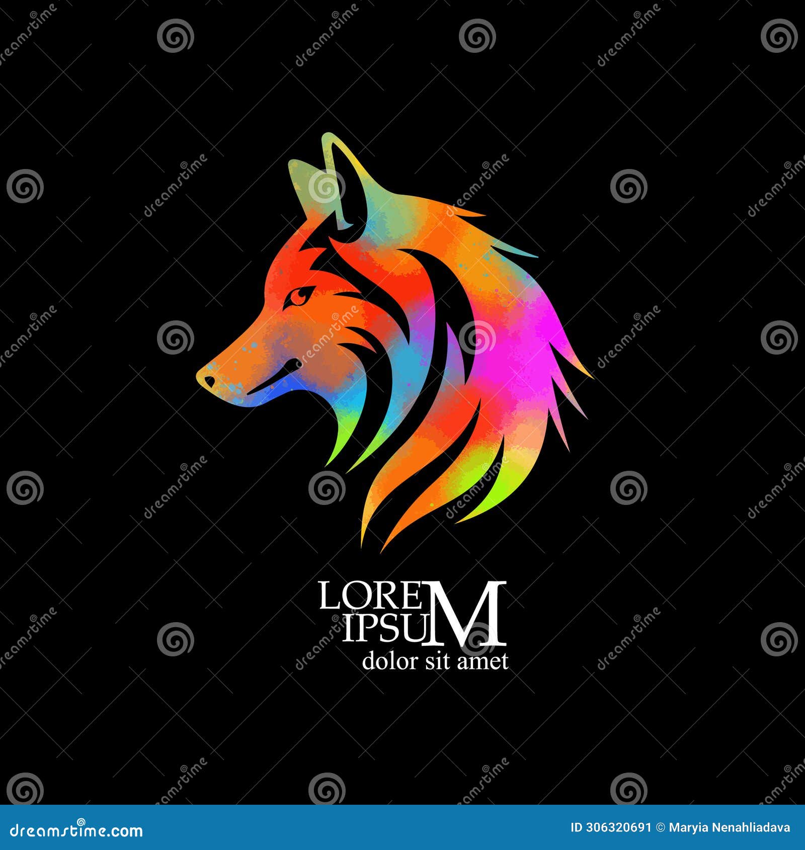 Wolf Paw Print Vector. Coyote Paw Print Silhouette | CartoonDealer.com ...