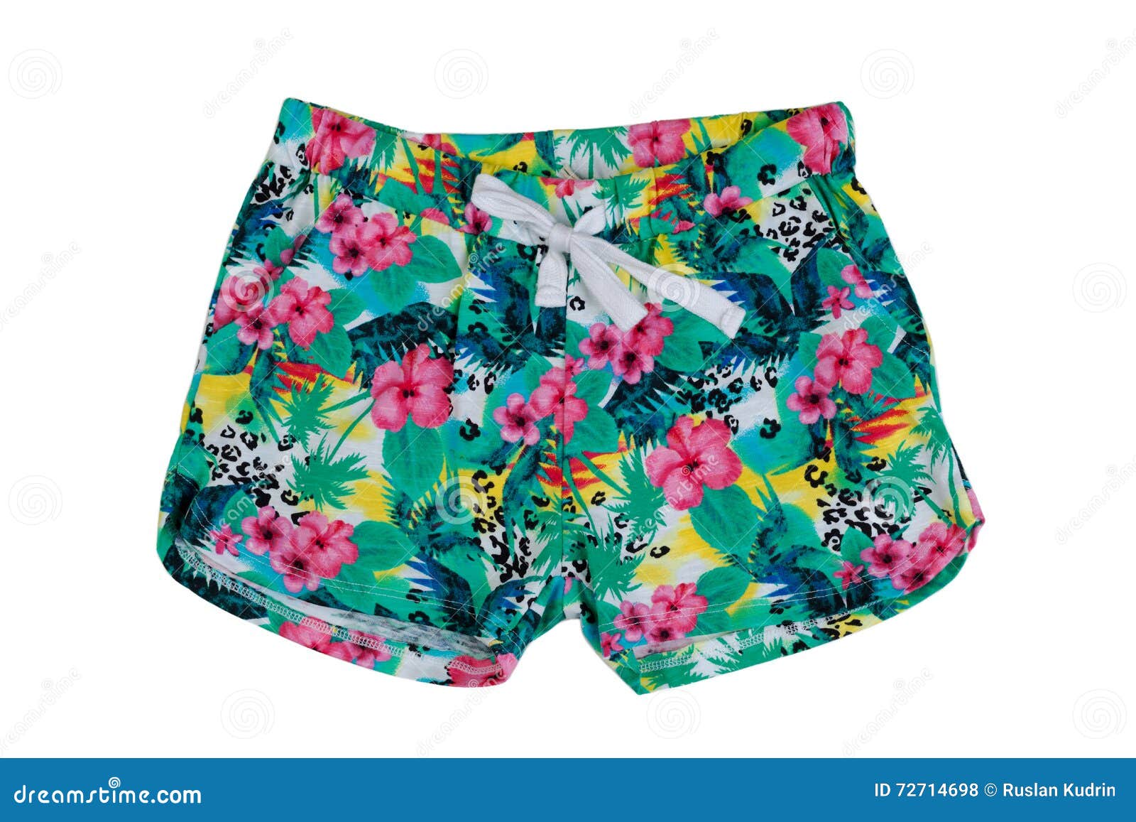 Colored Women S Shorts with a Pattern. Stock Photo - Image of cotton ...