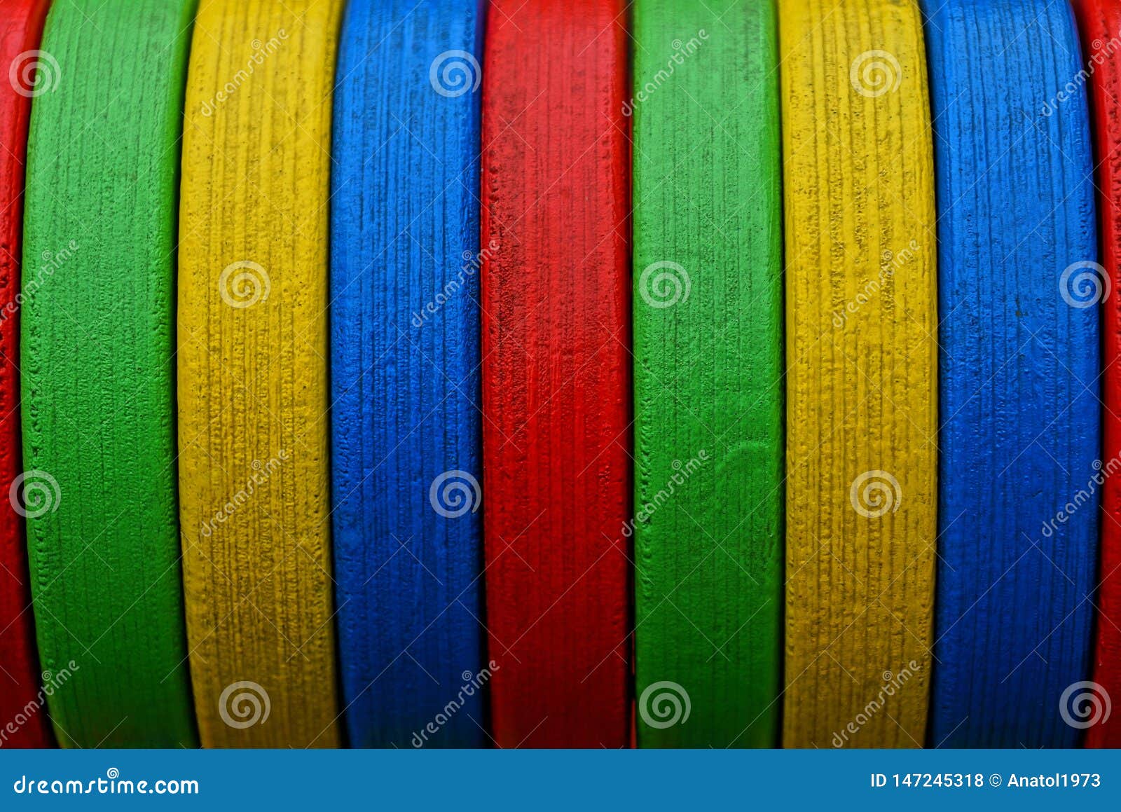 Colored Wood Texture from a Series of Thin Boards Stock Photo - Image ...