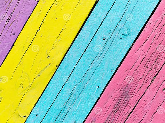 Colored Wooden Boards Background, Texture Stock Illustration ...