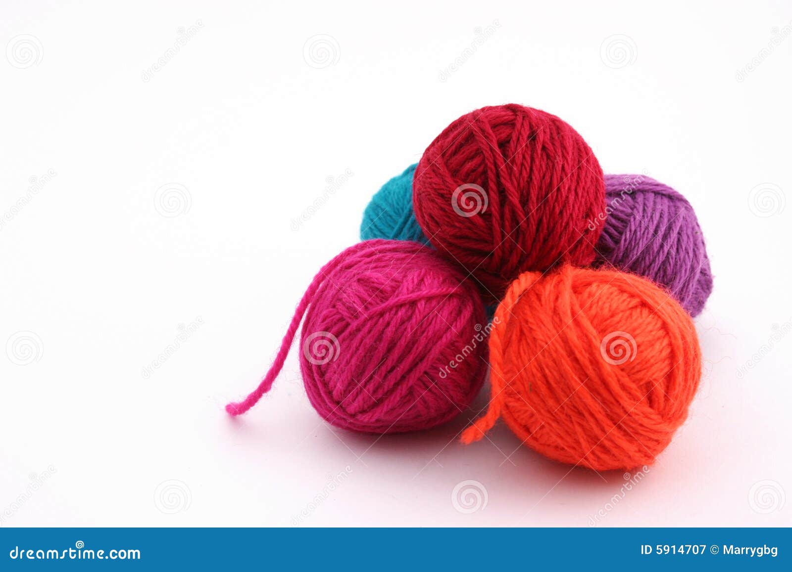 Colored wool balls stock image. Image of color, sphere - 5914707