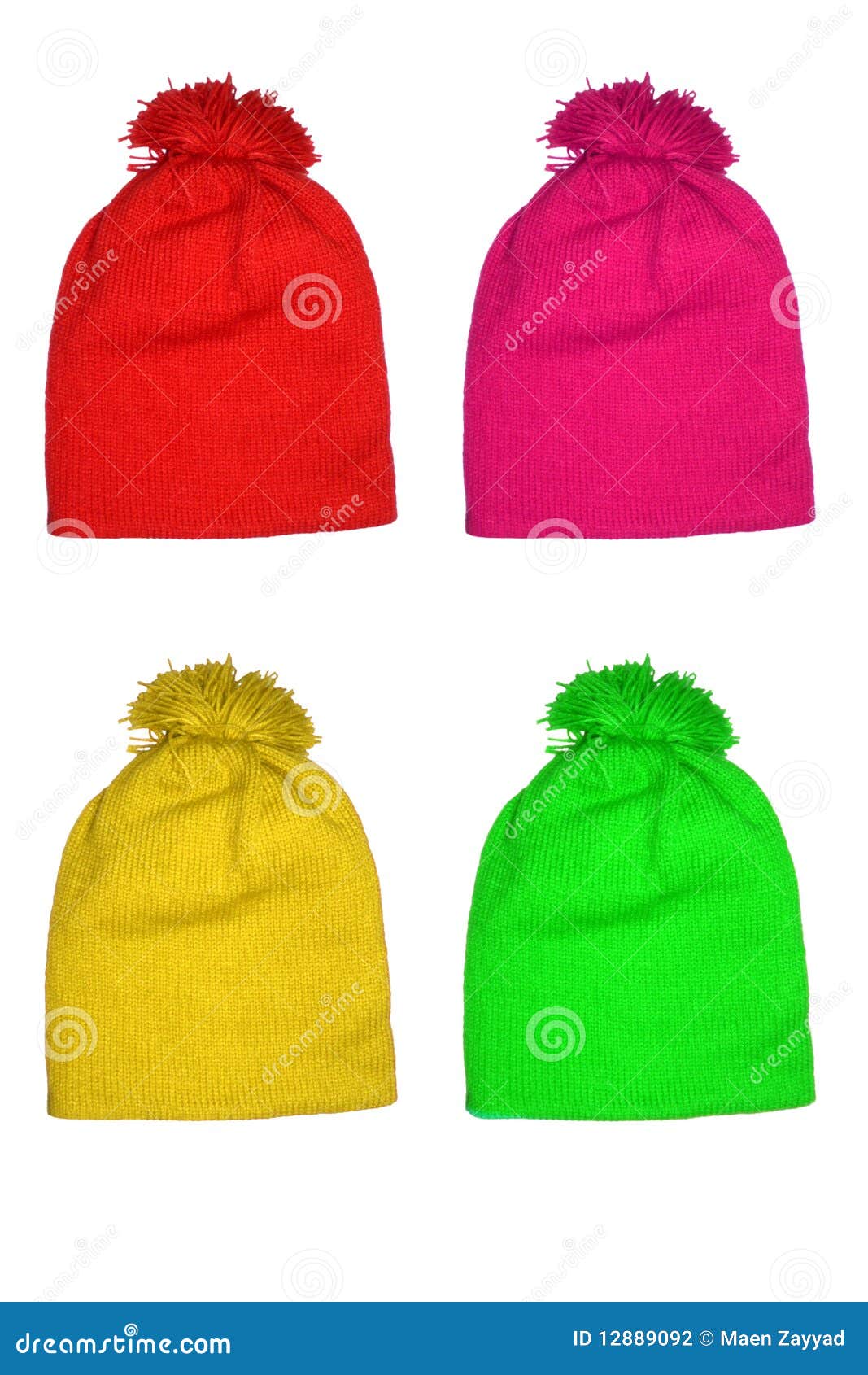 Colored Wool Hats for Kids stock photo. Image of colored - 12889092