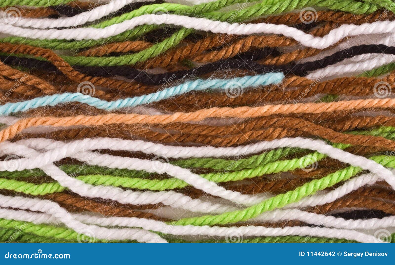 Colored wool threads stock photo. Image of abstract, crochet - 11442642