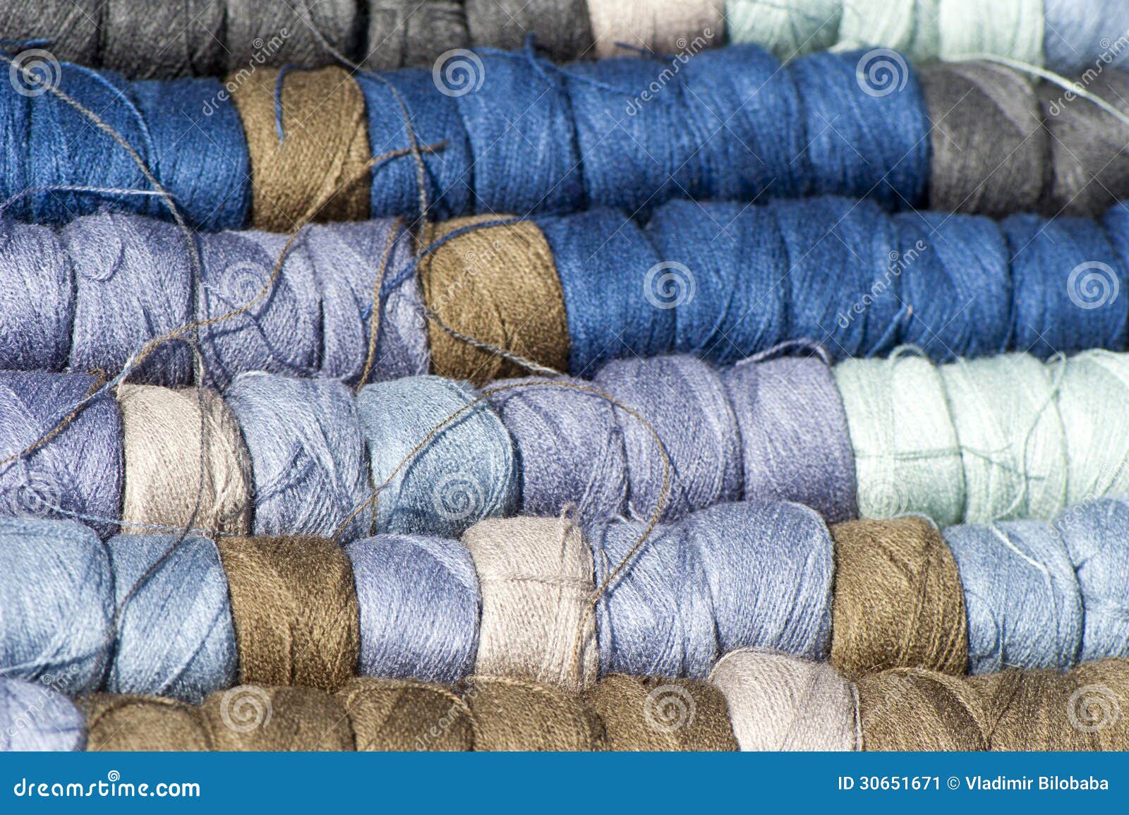 Colored wool yarn stock image. Image of folk, needlework - 30651671