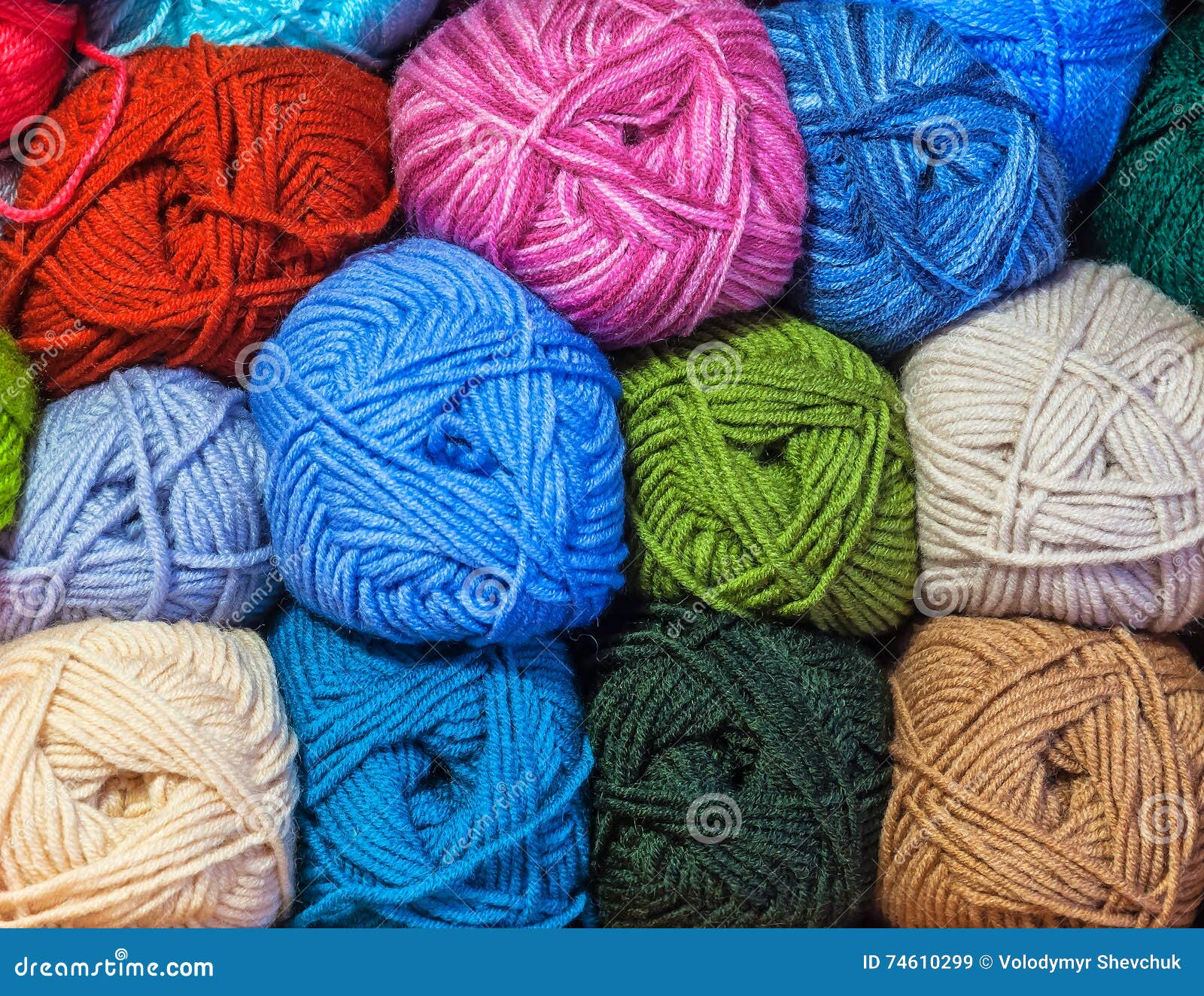 Colored woolen thread stock image. Image of cultures - 74610299