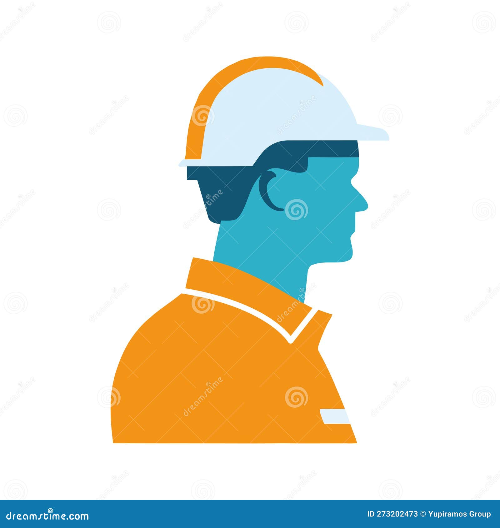 Colored worker design stock vector. Illustration of professional ...
