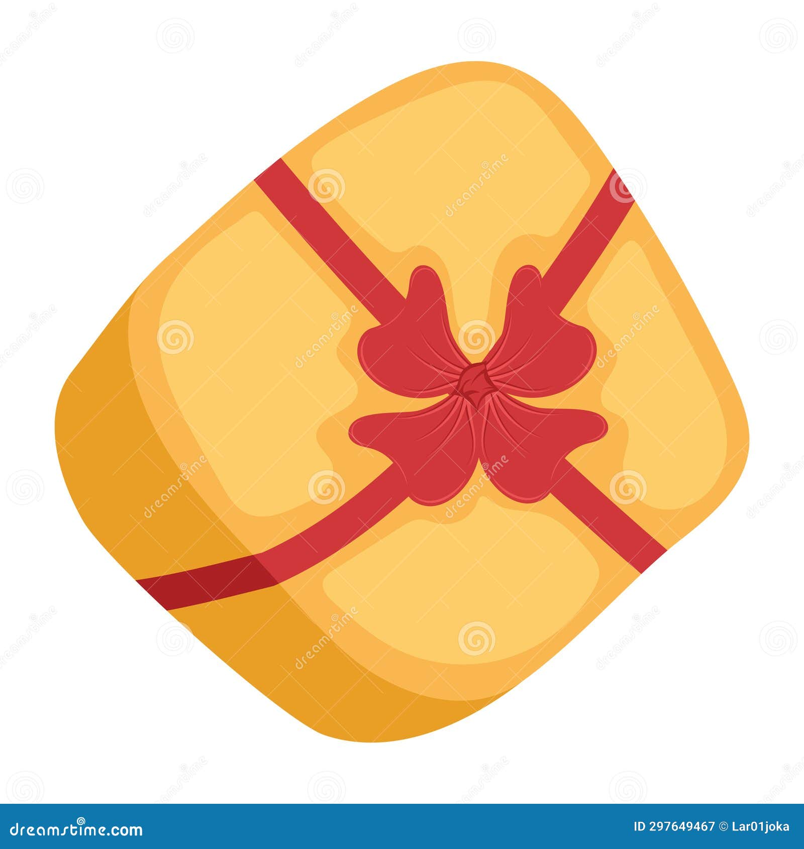 Colored Wrapped Christmas Present Icon Vector Stock Illustration ...