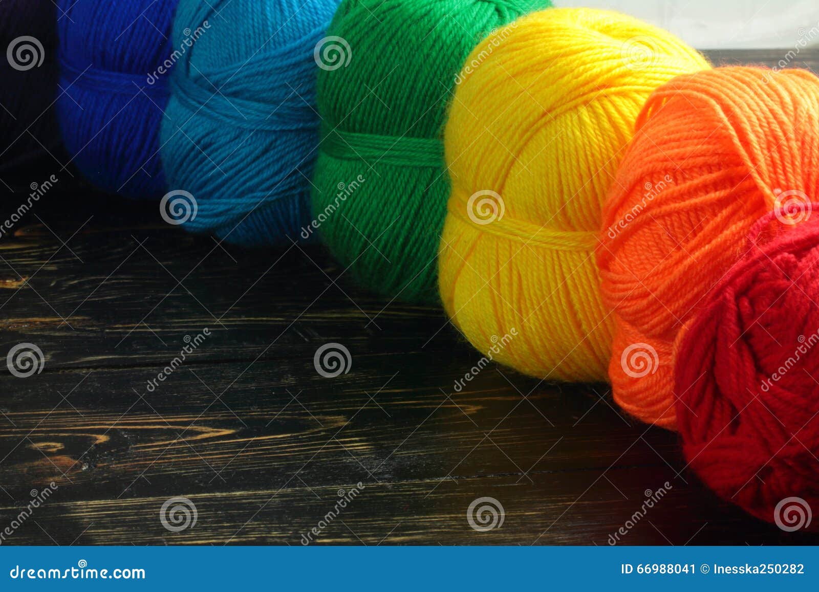 Colored yarn for knitting stock image. Image of concept - 66988041
