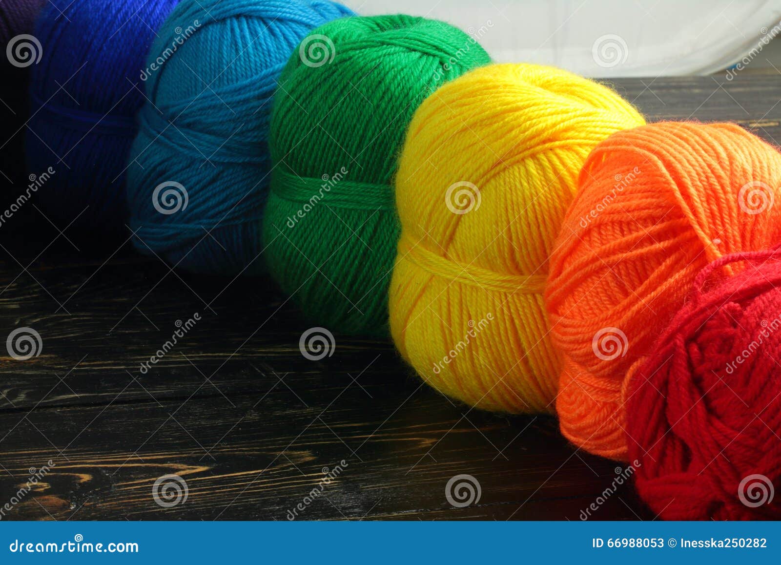 Colored yarn for knitting stock image. Image of natural - 66988053