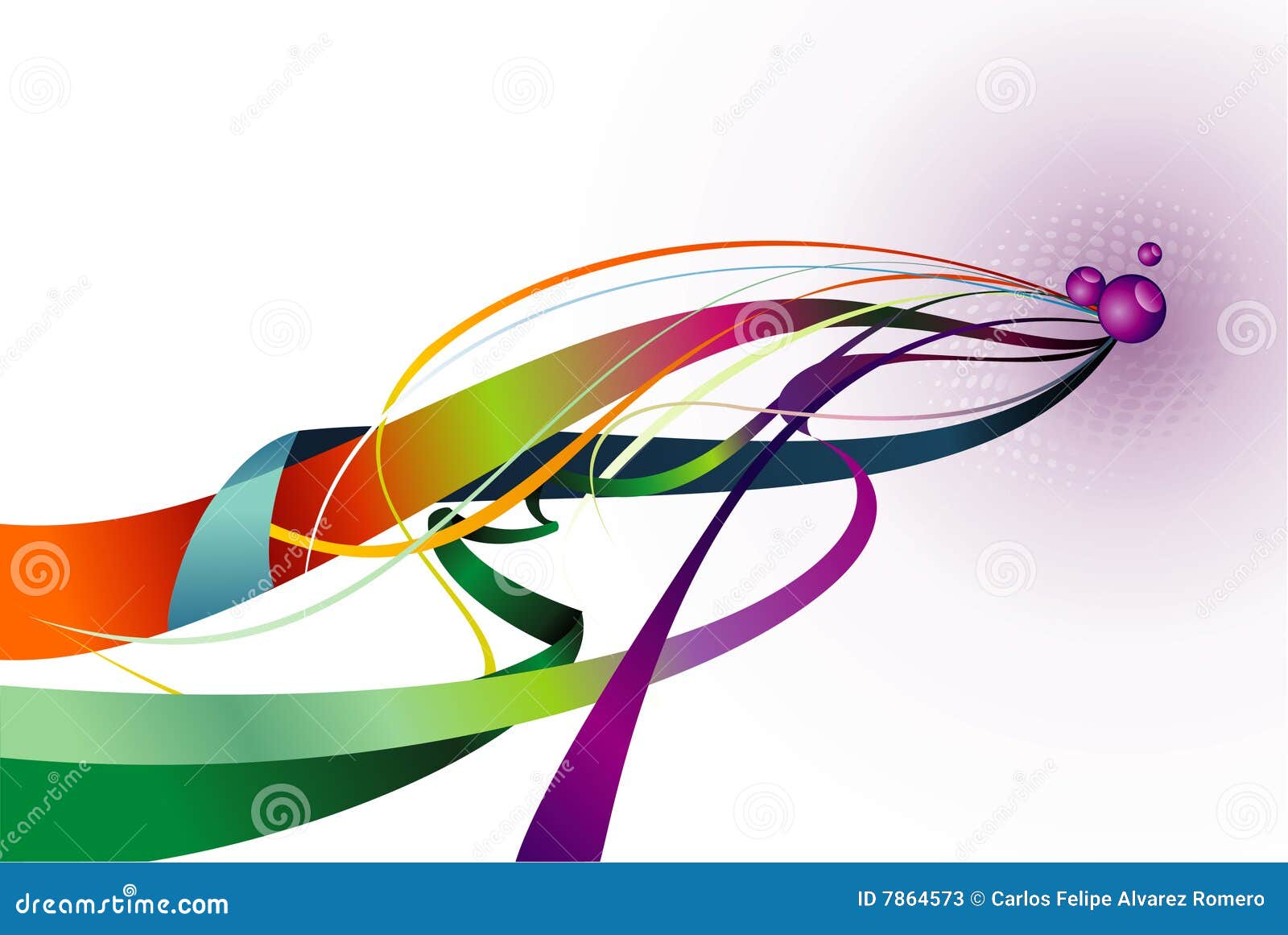 Coloree El Vector De Curvas Ilustración del Vector - Ilustración de ...