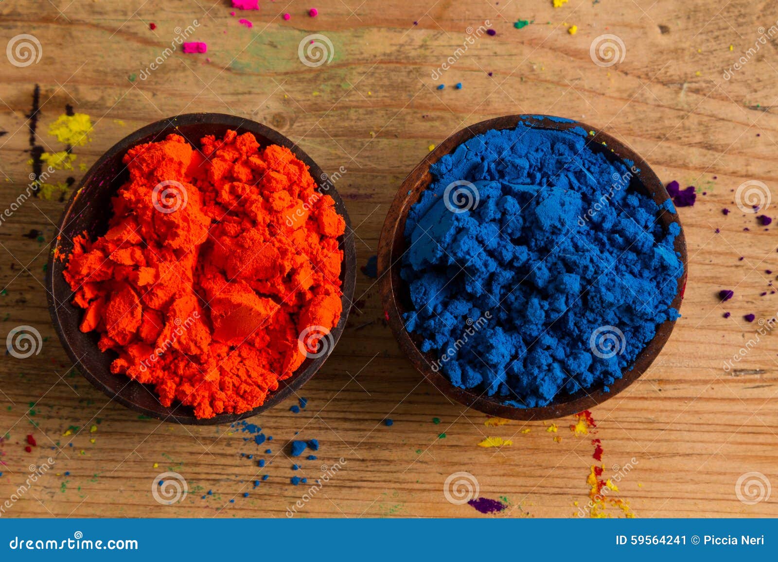 Colores Complementarios: Naranja Y Azul Imagen de archivo - Imagen de ...