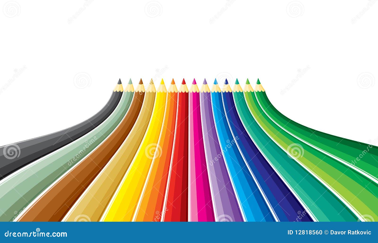 Colores creativos ilustración del vector. Ilustración de pastel - 12818560