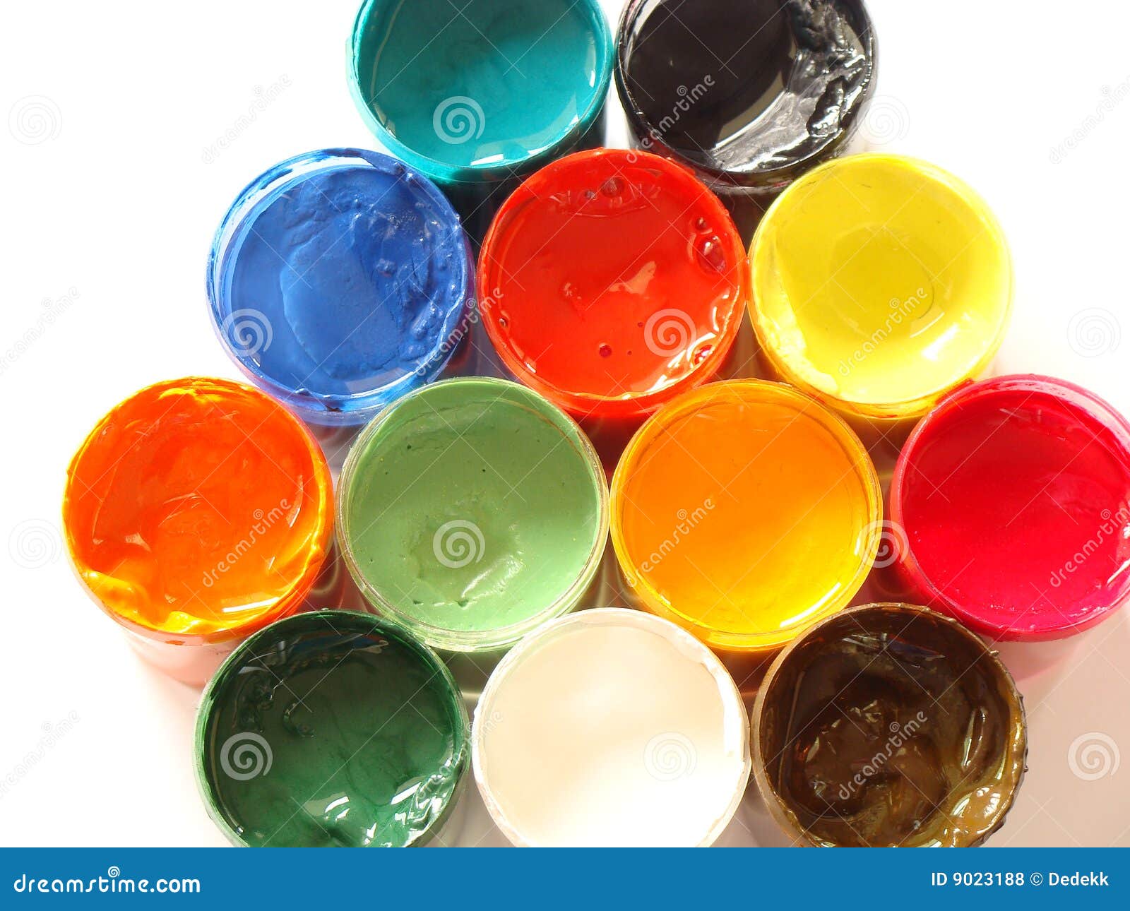 Colores de pinturas foto de archivo. Imagen de arte, azul - 9023188