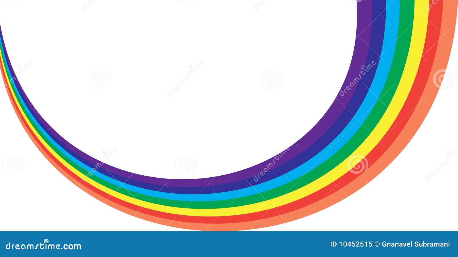 Colores del arco iris stock de ilustración. Ilustración de azul - 10452515