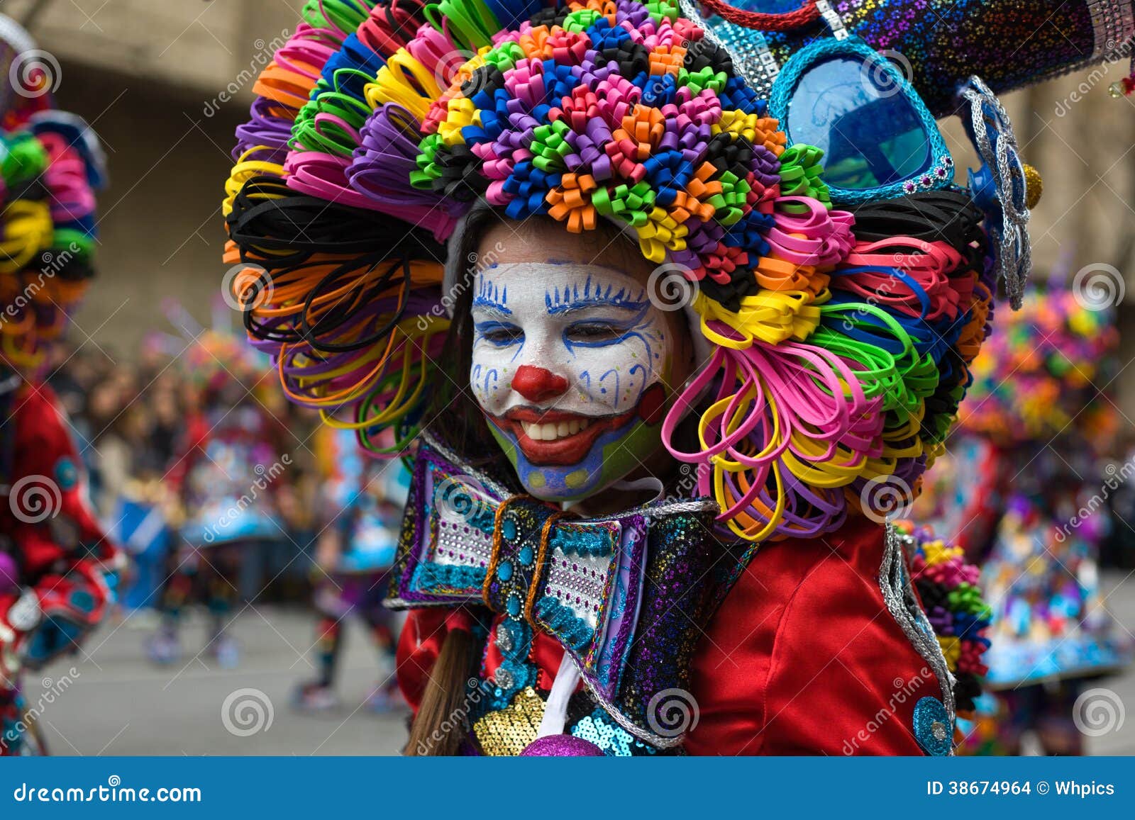 Colores del payaso imagen de archivo editorial. Imagen de talento ...
