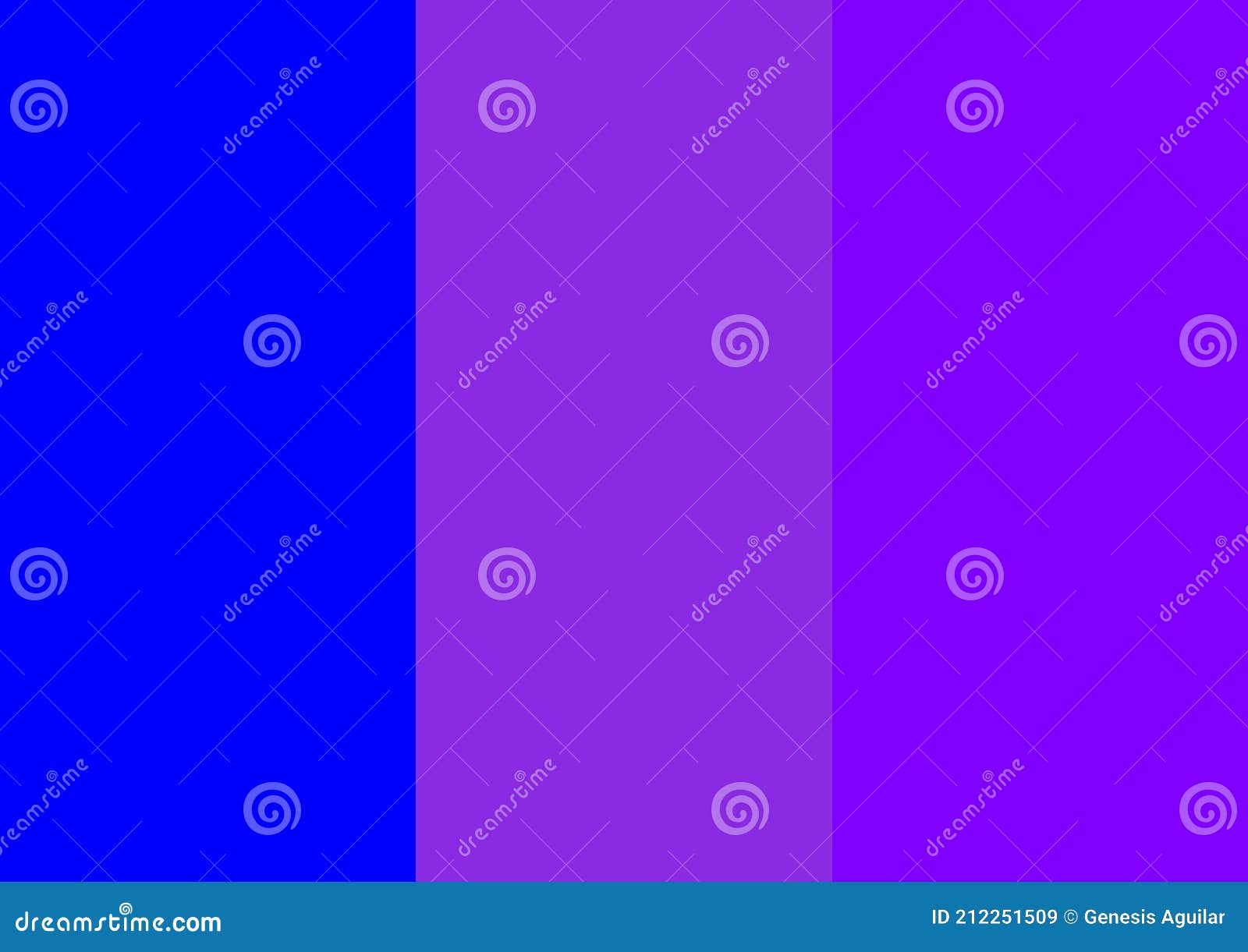 Colores Planos Azul Azul Azul Y Violeta Stock de ilustración ...