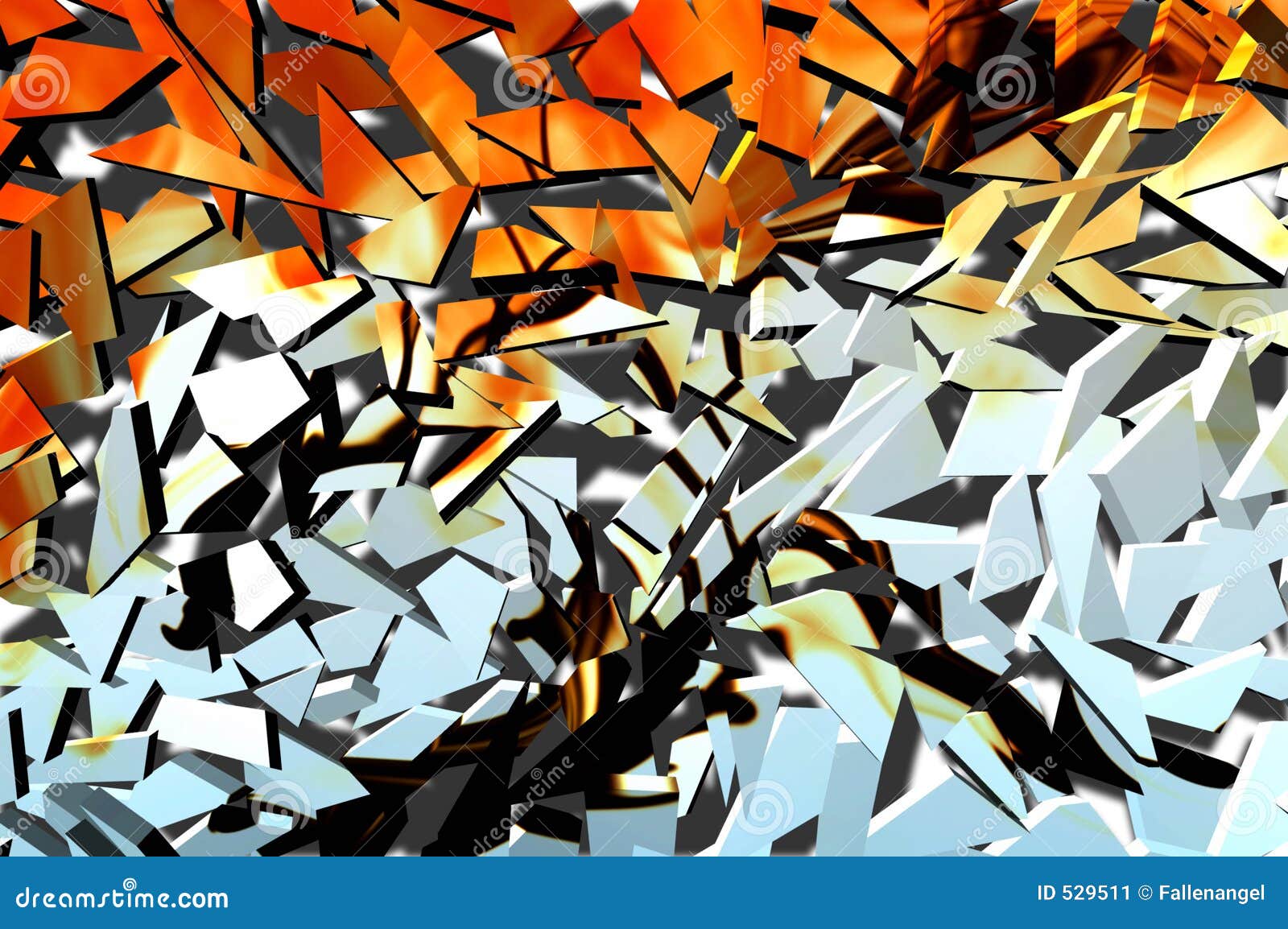 Colores quebrados stock de ilustración. Ilustración de arte - 529511