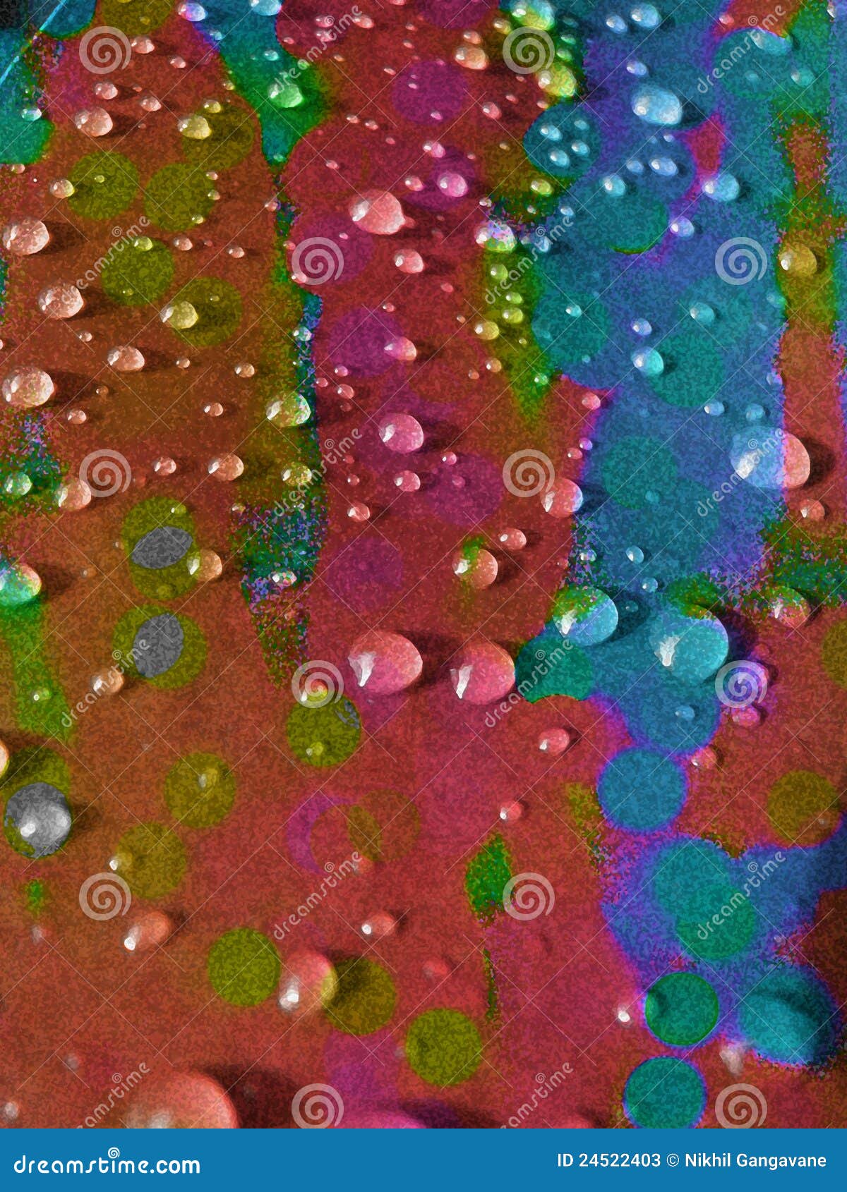 Colores y gotas imagen de archivo. Imagen de raindrop - 24522403