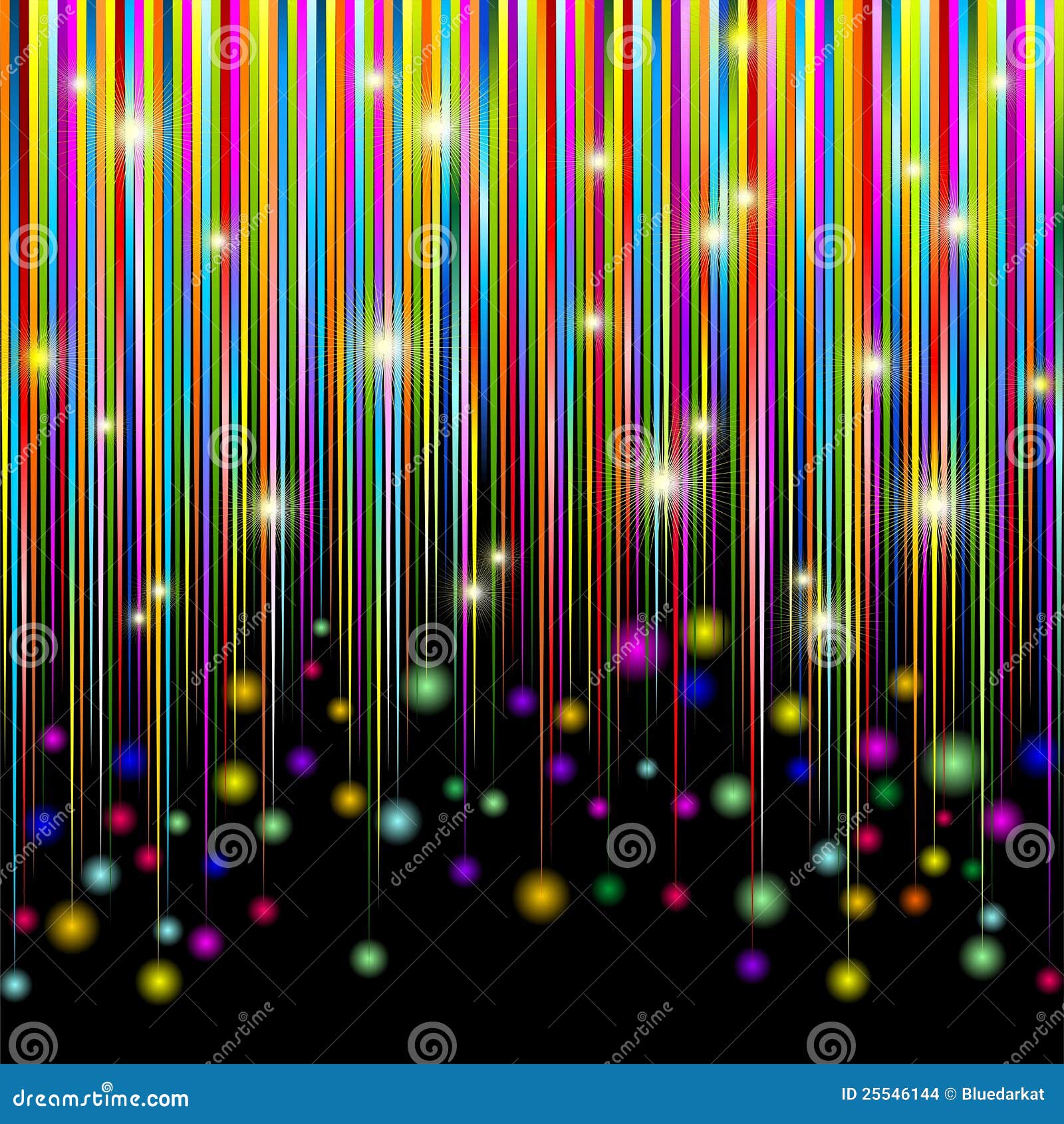 Colores Y Modelo Abstracto De Las Rayas Del Brillo Stock de ilustración ...