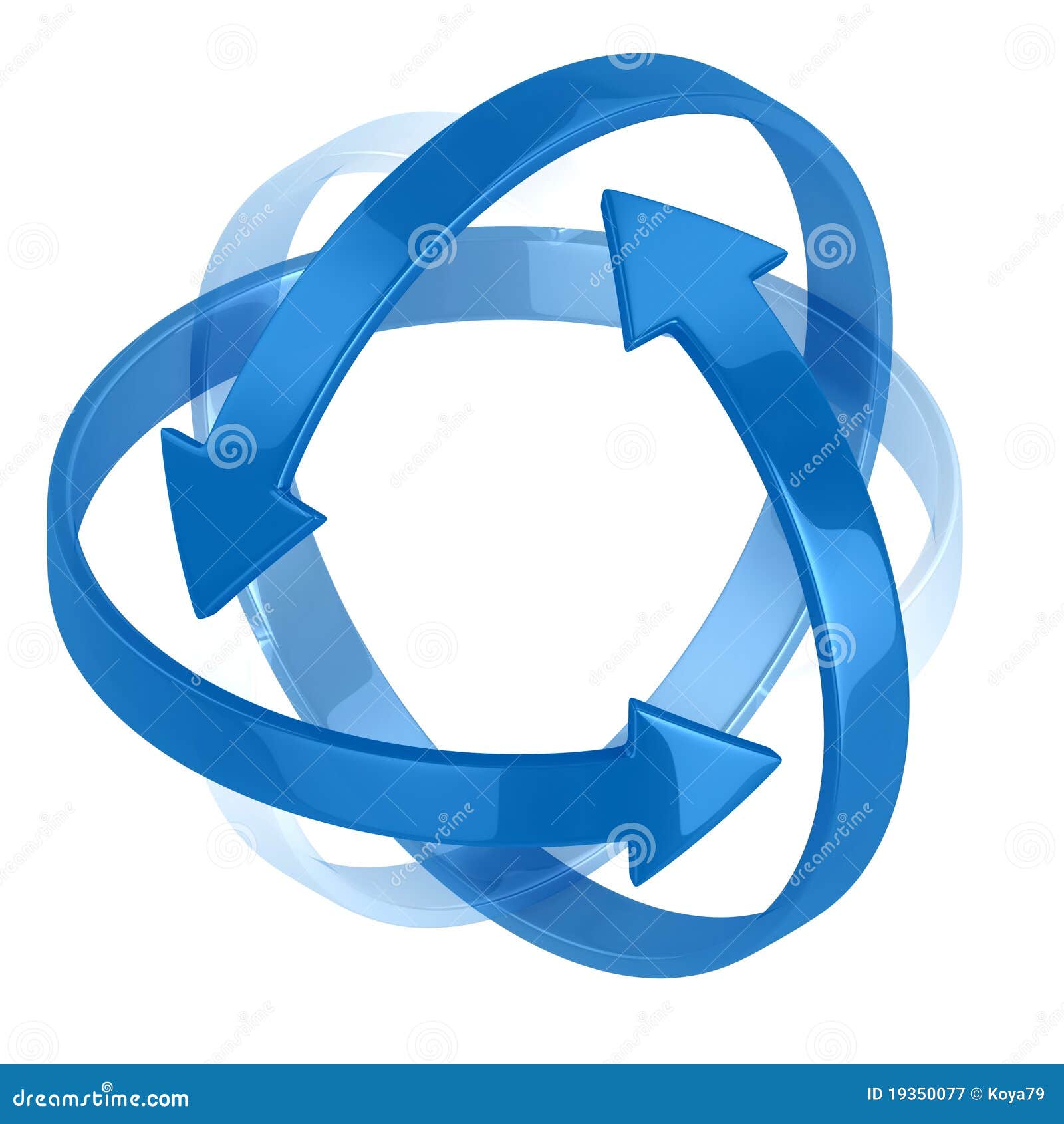 Colorful 3d Arrows Symbolizing Protection Stock Illustration ...