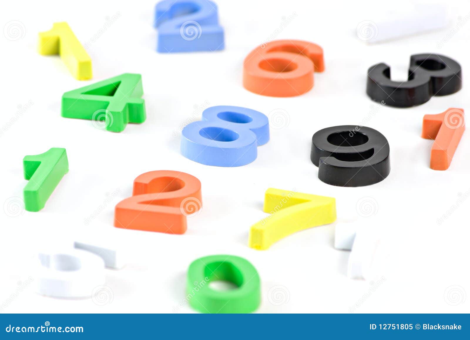 Colorful 3d Plastic Numbers Stock Image - Image of preschool, symbol ...