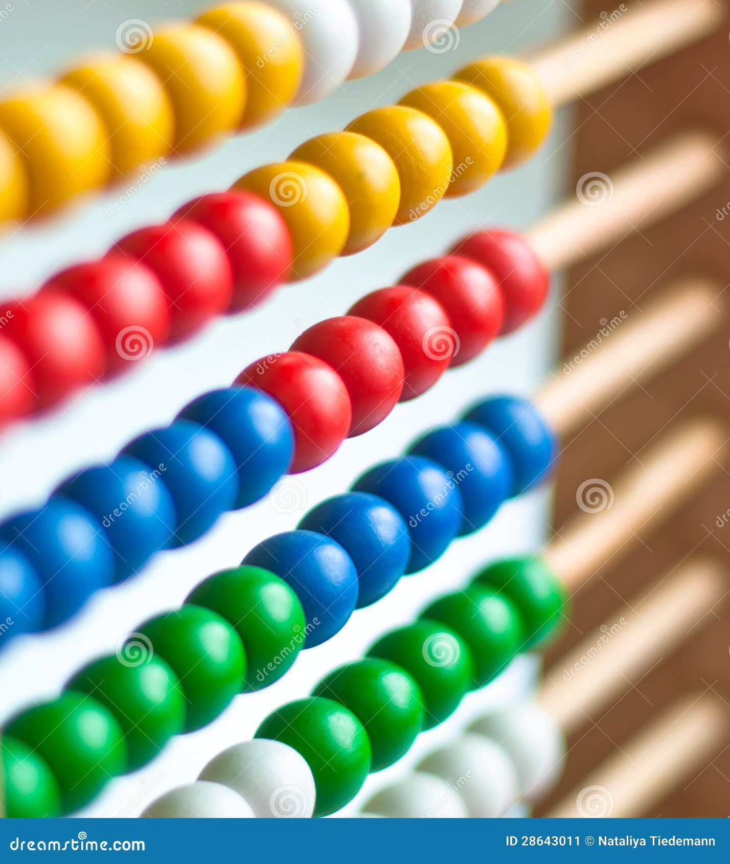 Colorful abacus stock image. Image of science, education - 28643011