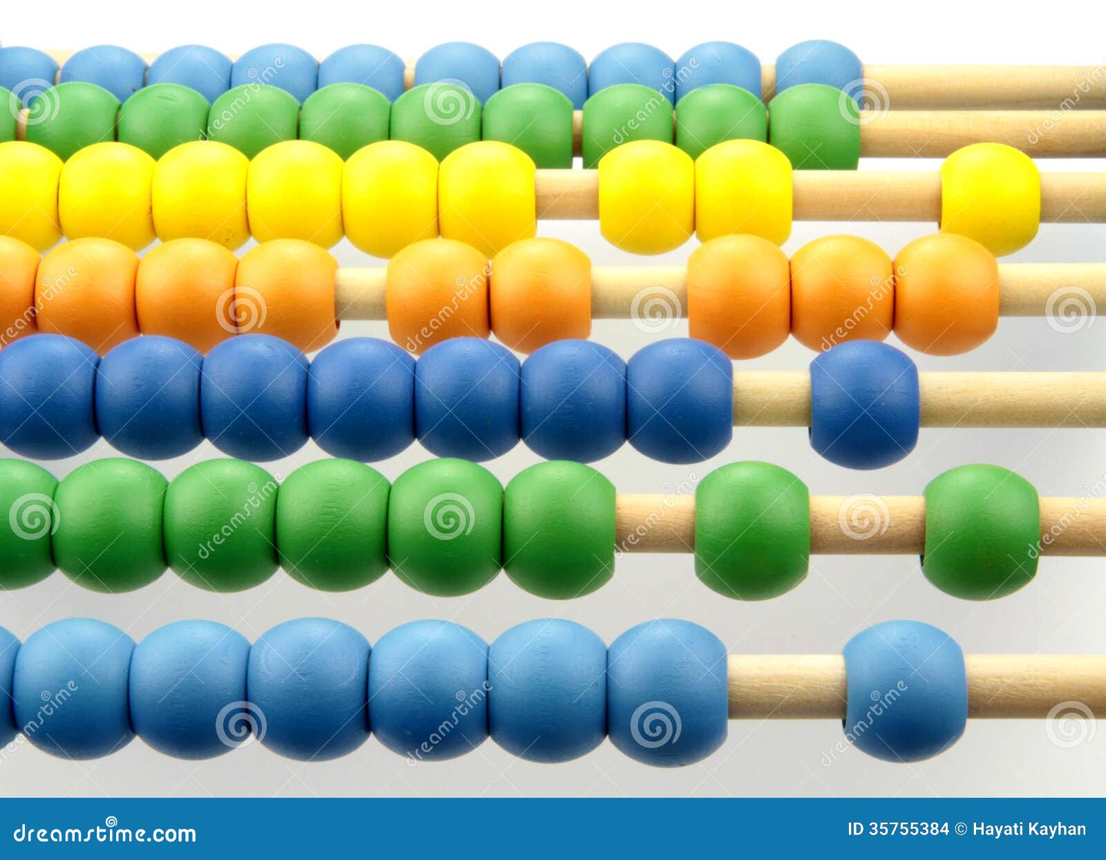 Colorful abacus beads stock photo. Image of numeric, mathematical ...