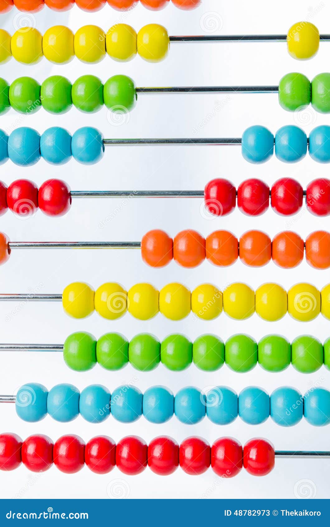 Colorful abacus stock image. Image of business, balance - 48782973