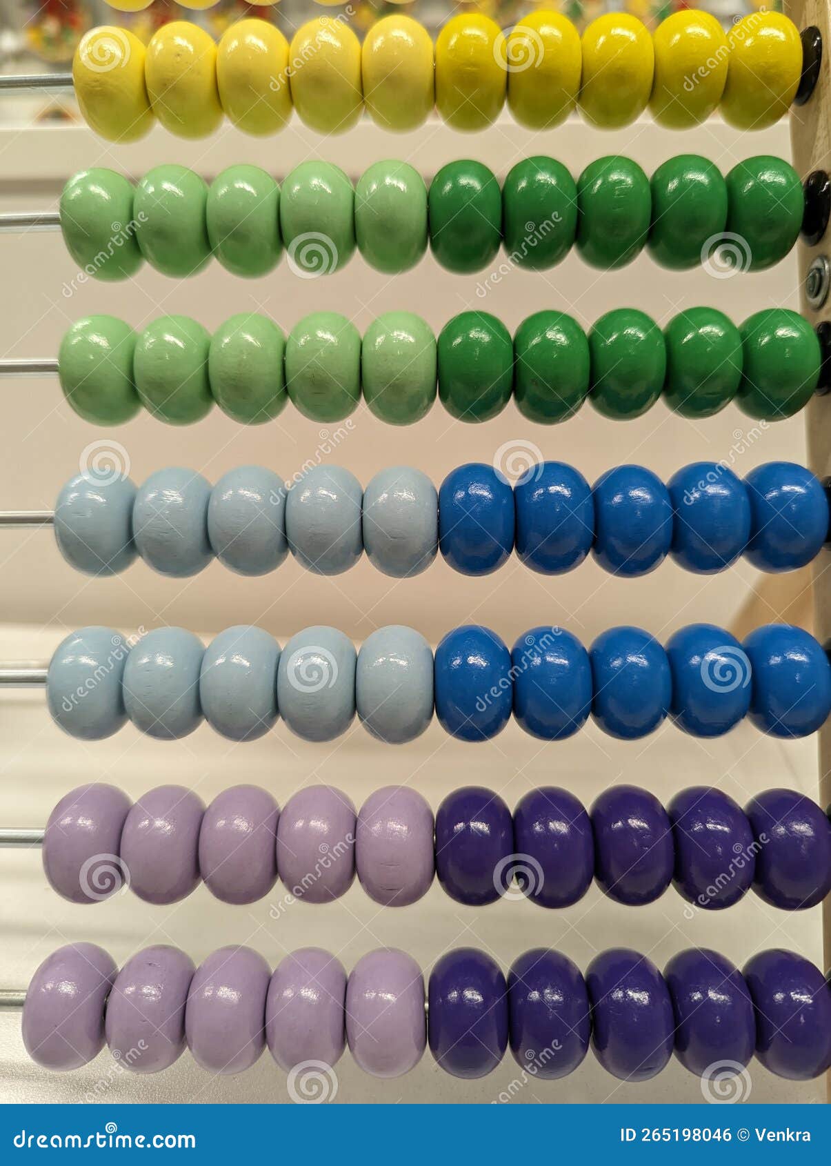 Colorful Abacus for Counting Numbers Stock Photo - Image of aqua ...