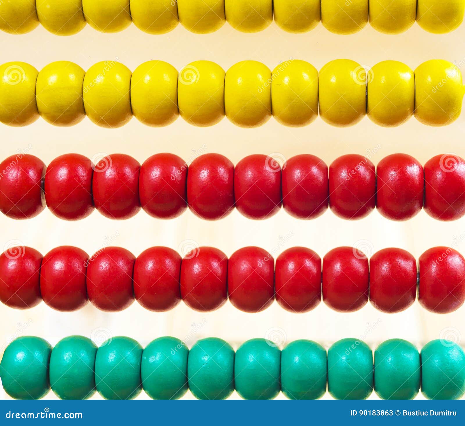 Colorful Abacus For Math Learning As Background Stock Image - Image of ...