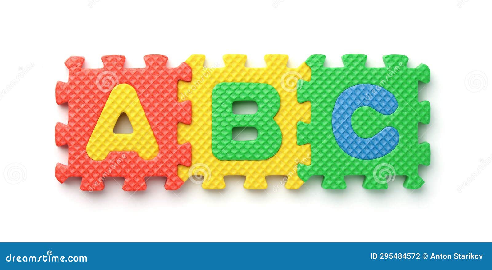 Colorful ABC Alphabet Foam Puzzle Pieces Stock Photo - Image of play ...