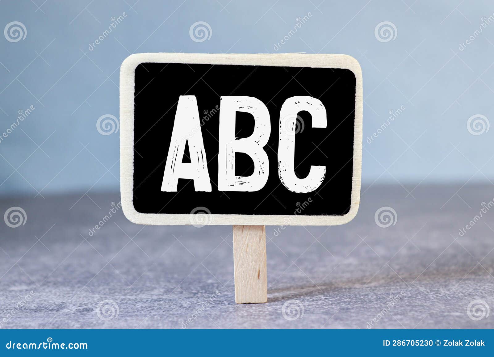 Colorful ABC Isolated on White, Business Concept Stock Photo - Image of ...