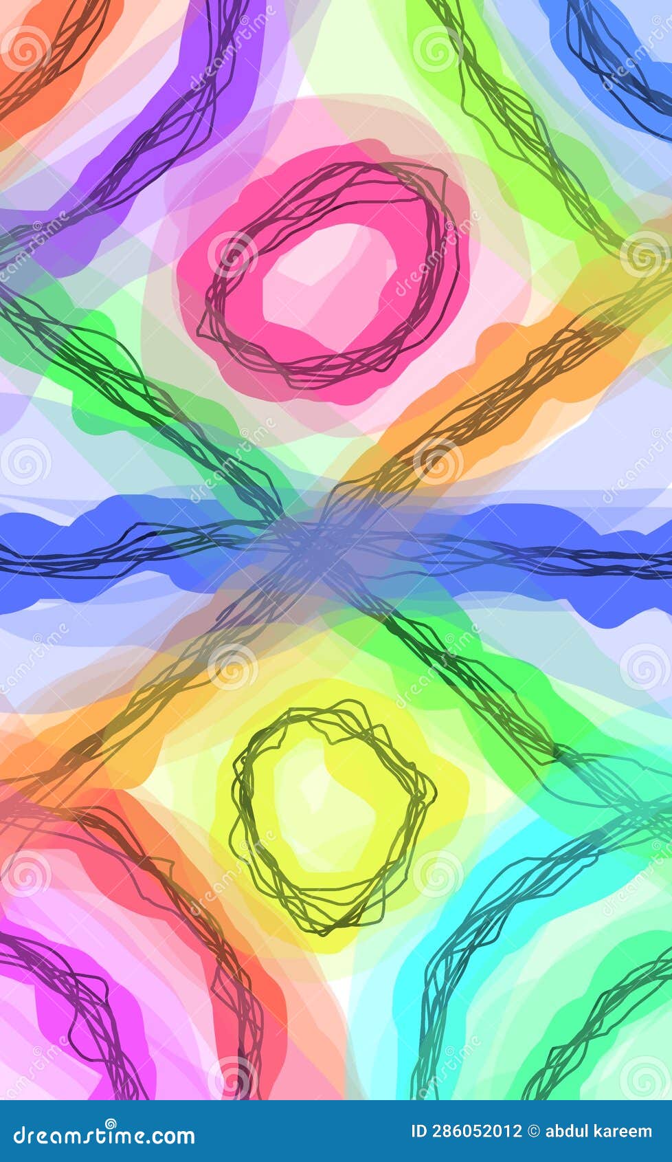 Colorful Abstrack Illustration Stock Illustration - Illustration of ...